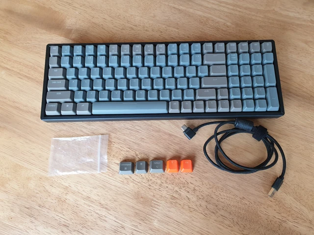 KEYCHRON K4 - RGB/Aluminium *Brown Switch* Mechanical Keyboard £40.00 ...