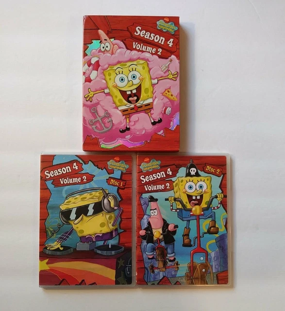 SPONGEBOB SQUAREPANTS - Season 4: Vol. 2 (DVD, 2007, 2-Disc Set ...