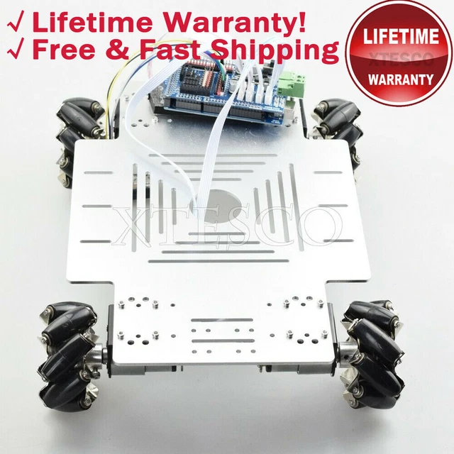 20KG LOAD RC Robot Car Chassis Mecanum Wheel Robot Platform DIY For ...