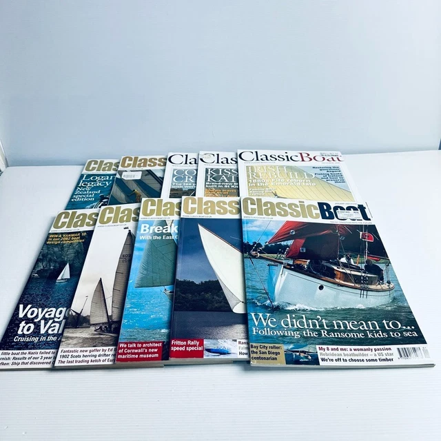 10X 2000S CLASSIC Boat Magazine Boating Magazines Bulk Lot Yachts Boats ...