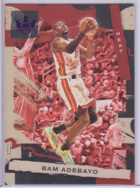 BAM ADEBAYO, 2021-22 Panini Court Kings PURPLE Serial /49 - Miami Heat ...