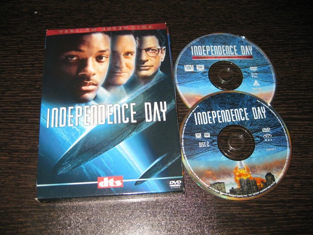 INDEPENDENCE DAY DVD Will Smith Bill Pullman Jeff Goldblum (Version ...