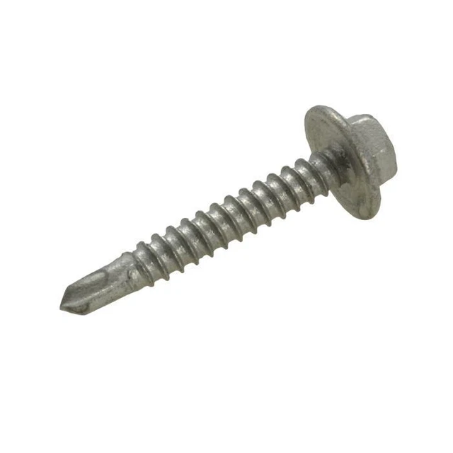 PACK OF 3000 Galvanised 12g x 20mm Hex Flange (5/16") Metal Self Drilling Screw $210.00 ...