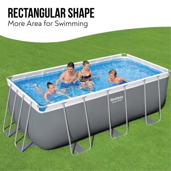 BESTWAY POWER STEEL Swimming Pool Set Above Ground Pool, 13'6 £550.00 ...