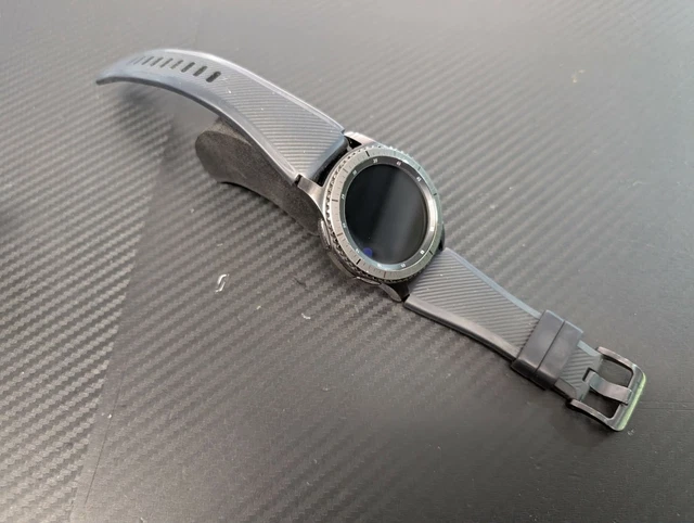 SAMSUNG GEAR S3 Frontier 46mm Smart Watch Tested Working Used £39.99 ...