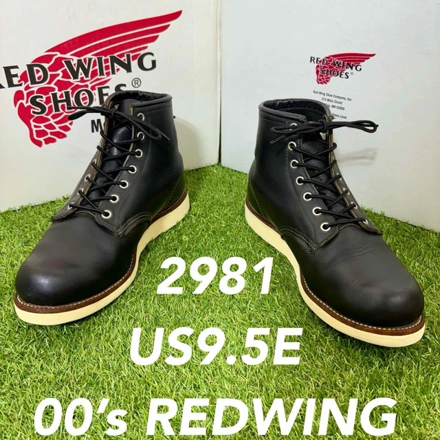 RED WING 2981 Discontinued Steel Toe Work Boots US 9.5E Black Used £559 ...