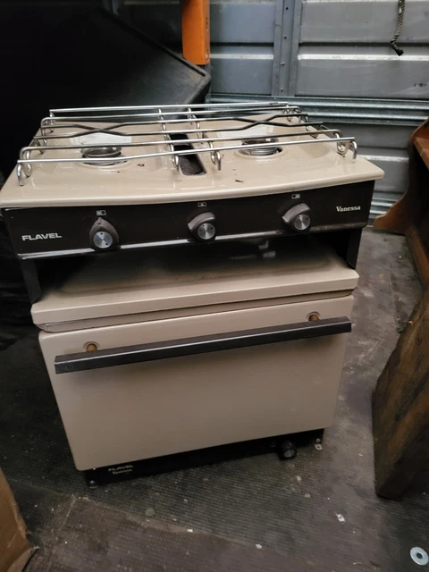 FLAVEL VANESSA GAS Cooker/Grill and Oven for Camping, Caravan, Boat LPG ...