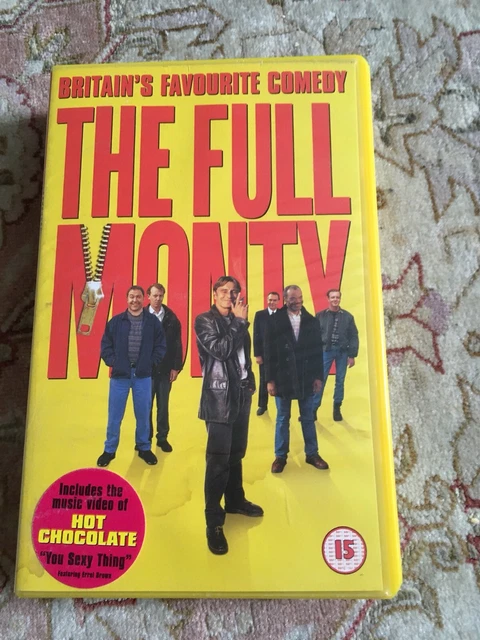 THE FULL MONTY VHS Video 1997 Certificate 15 Britain’s Favourite Comedy ...