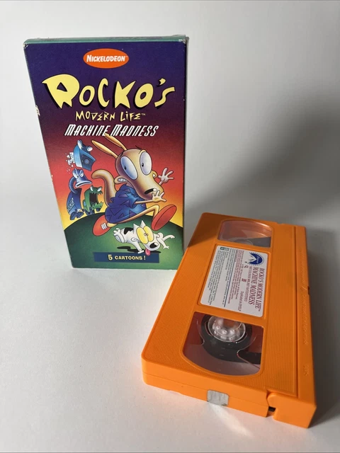 ROCKO'S MODERN LIFE: Machine Madness (5 Cartoons) VHS, 1997 £23.66 ...