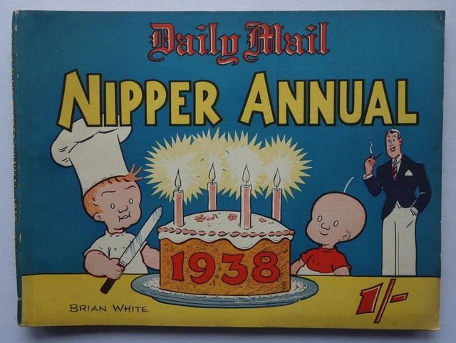NIPPER ANNUAL 1938 (Daily Mail) Comic Strips Original Vibrant covers VG ...