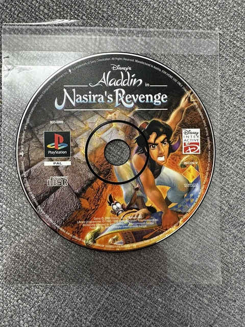 DISNEY ALADDIN IN NASIRAS REVENGE Sony PlayStation 1 PS1 Disc Only ...