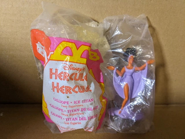 MCDONALDS HAPPY MEAL Disney's Hercules Calliope Ice Titan 1996 Sealed £ ...