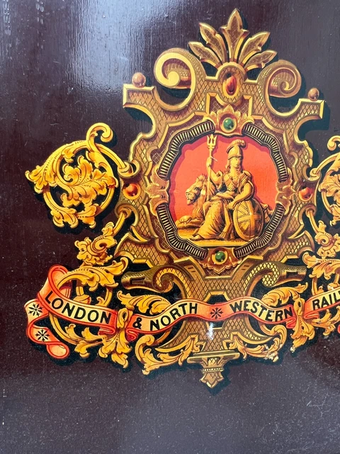 OLD L&NWR COAT Of Arms / Crest On Board - London & North Western ...