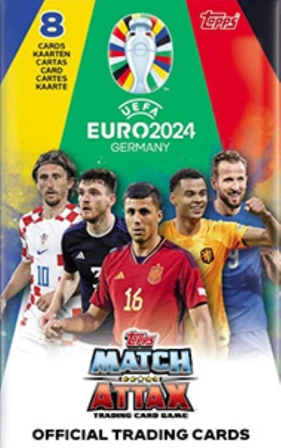 TOPPS MATCH ATTAX Uefa Euro 2024 Card Basic & Alternative Golden ...