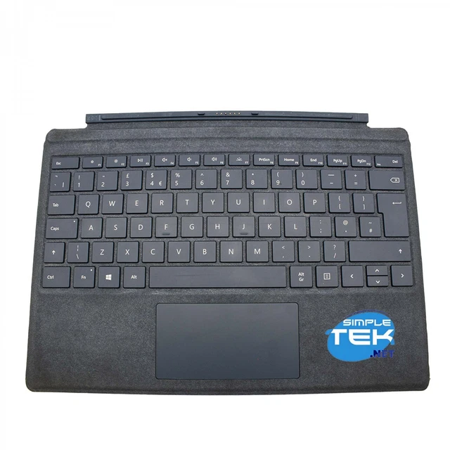MICROSOFT ORIGINAL KEYBOARD Surface Pro 3 4 5 6 7 QWERTY English UK £ ...