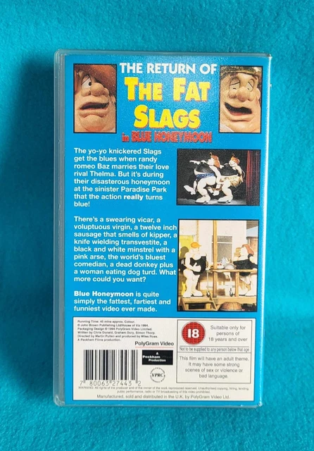 VIZ - Vhs Video The Return Of The Fat Slags In Blue Honeymoon - 1994 £4 ...