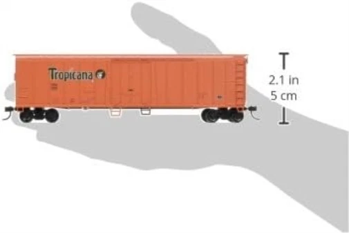 BACHMANN TRAINS 17946 50' Steel Reefer-Tropicana Orange (HO Scale) R ...
