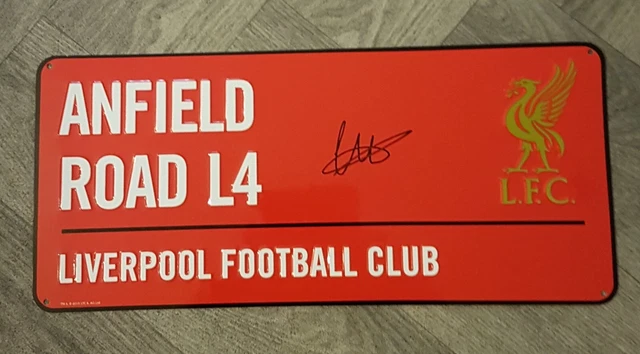 LIVERPOOL ANFIELD ROAD Sign Signed Trent Alexander Arnold £45.00 ...