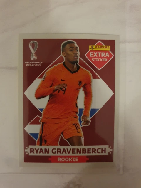PANINI FIFA WORLD Cup Qatar 2022 - Ryan Gravenberch BASE Rookie Extra Sticker EUR 7,42 - PicClick FR