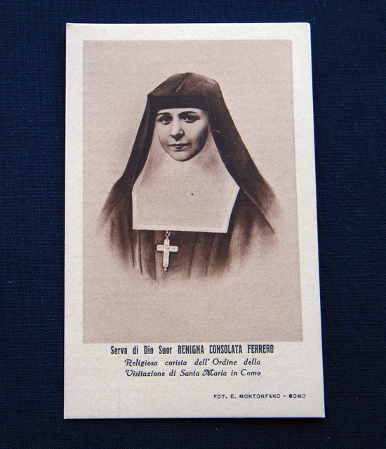 IMAGE PIEUSE SERVANTE de Dieu Soeur Benigna Consolata Ferrero Holy Card ...