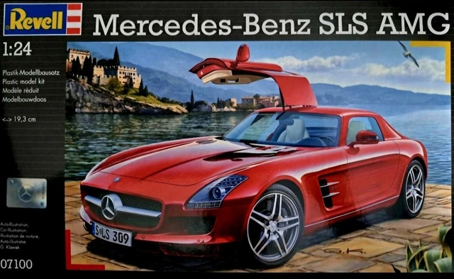 REVELL MODELLBAUSATZ 07100 Mercedes-Benz MB SLS AMG Maßstab 1:24 neu ...