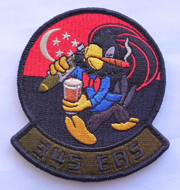 USAF 345TH BOMB Squadron EBS B-1 Dyess AFB Singapore Deployment 2024 ...