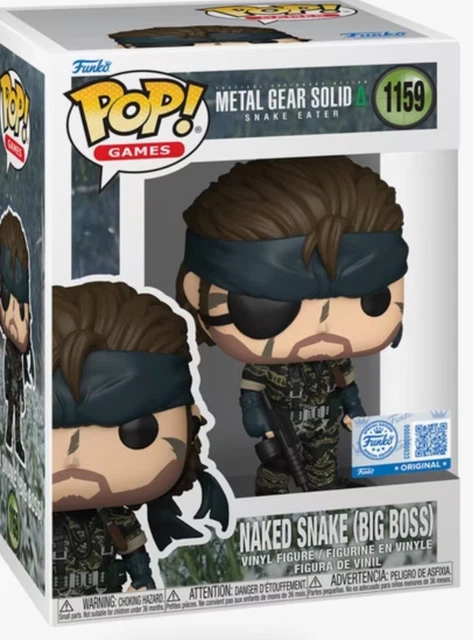 FUNKO POP! GAMES: Metal Gear Solid Big Boss #1159 PREORDER £37.35 ...