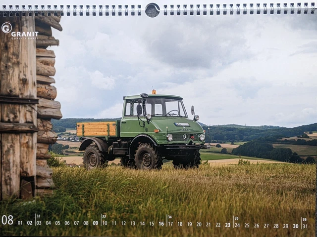 GRANIT KALENDER 2026 Traktoren Deutz Schlüter Unimog Lanz Bulldog ...