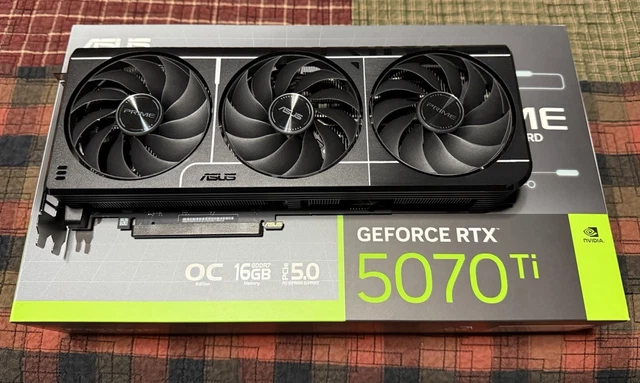 ASUS PRIME GEFORCE RTX 5070 Ti 16GB GDDR7 OC Edition $1,201.46 - PicClick CA