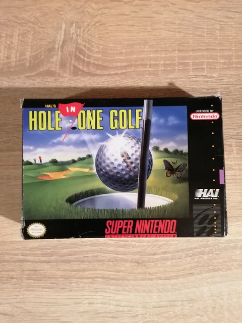 SUPER NINTENDO SNES Hole In One Golf Usa Ntsc Solo Scatola EUR 19,99 ...