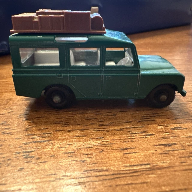 VINTAGE LESNEY MATCHBOX Green Land Rover Safari No. 12 Fabriqué en ...