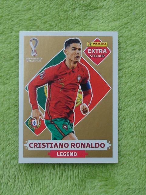 PANINI FIFA World Cup QATAR WM 2022 - Extra Sticker: CRISTIANO RONALDO ...