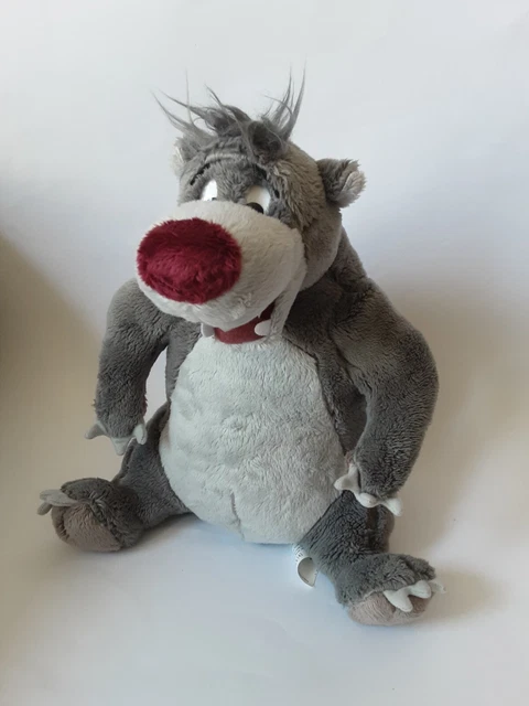 DISNEY THE JUNGLE Book Back Scratching Baloo Bear Talking Plush Toy ...