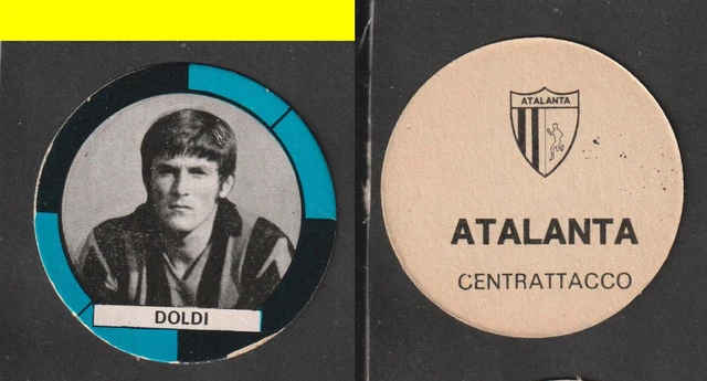 FIGURINA CALCIATORI BAGGIOLI Calcio Rotondo 1971-72 Atalanta Doldi New ...
