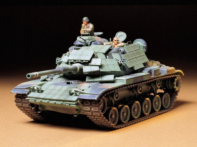 TAMIYA 35157, U.S. M60A1 with Reactive Armor - 1:35 Scale Model Kit £27 ...