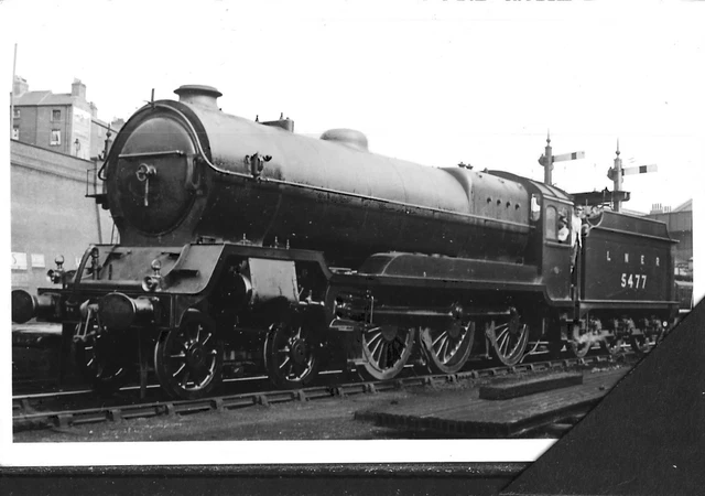 LNER - EX Gcr - B7 Class 4-6-0 5477 @ Nottingham Vic - Vintage Image ...