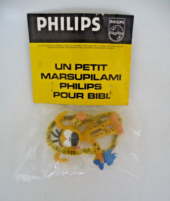 RARE FIGURINE MARSUPILAMI philips sachet d'origine franquin spirou bd ...