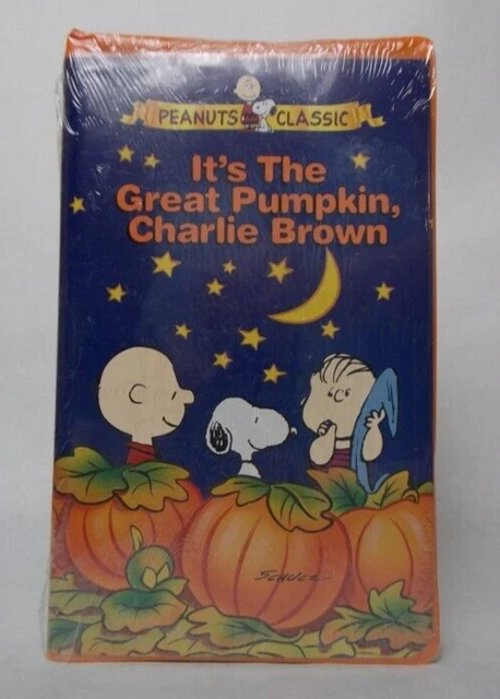 CHARLIE BROWN PEANUTS Classic It's The Great Pumpkin VHS Tape Clamshell ...