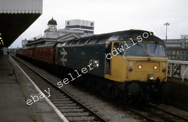 35MM BRITISH RAILWAY Slide - BR Class 47 No. 47536 at Cardiff 1992 ...