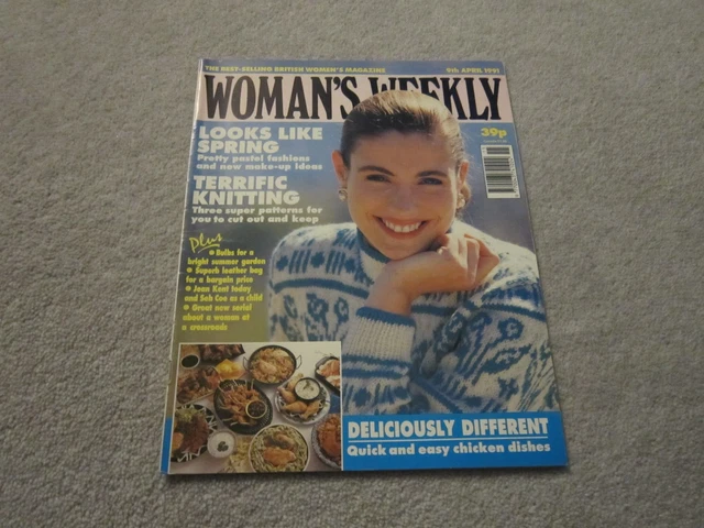WOMAN'S WEEKLY magazine ,9th April 1991 £5.75 - PicClick UK