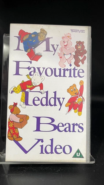 MY FAVOURITE TEDDY Bears VHS Tape Kids Children's Video SuperTed ...