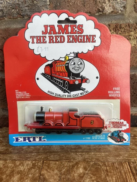 ERTL THOMAS TANK Engine & Friends Train - JAMES NEW 1987 CLOUD PACKAGE ...