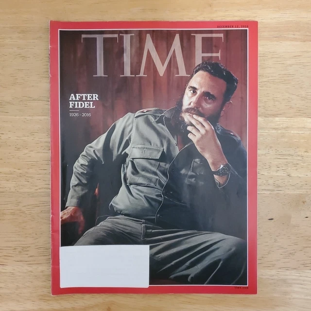 TIME MAGAZINE AFTER Fidel American Tragedy Trump AI December 12, 2016 ...