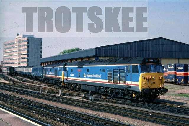 35MM SLIDE BR British Railways Diesel Loco Class 50 50050 Gloucester ...