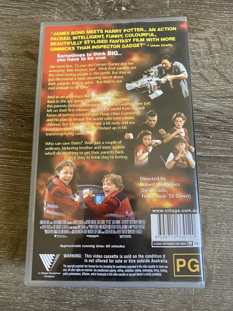 SPY KIDS (VHS, 2001) Roadshow Entertainment Video Y2K Kids Movie VHS ...