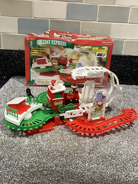 VINTAGE DAH YANG Toy Holiday Express Train Set Toy 1995 Working Box ...