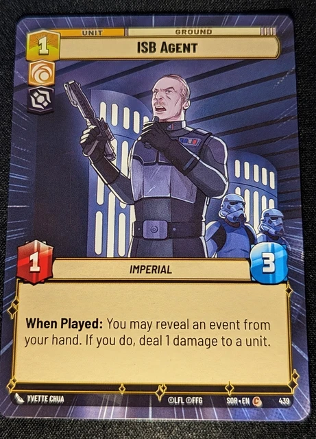 STAR WARS UNLIMITED TCG - ISB Agent HYPERSPACE - SOR - confezione ...