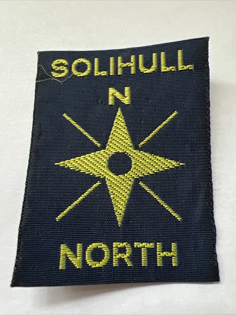 BOY SCOUT BADGE UK Solihull North District Solihull County Ribbon £1.99 ...