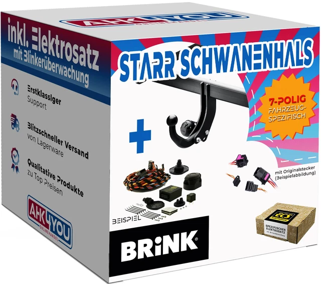 BRINK AHK FÜR Mitsubishi Eclipse Cross ab 21 starr + 7-pol ECS ES SPEZ ...