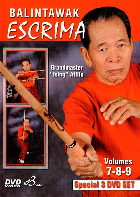 3 DVD BOX Balintawak Eskrima Vol.5-9 Grandmaster Crispulo "Isring ...